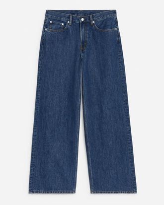 Arket CLOUD Loose Jeans Mit Weitem Bein -Blau
