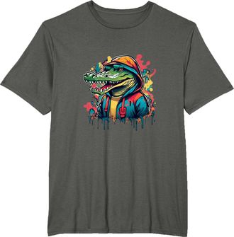 Generic Cooles Krokodil Graffiti T-Shirt