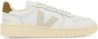 Veja Femme, Chaussures, Blanc, Taille: 38 EU V-82 Leather Baskets