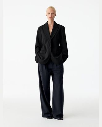 Arket Lockerer Blazer -Schwarz