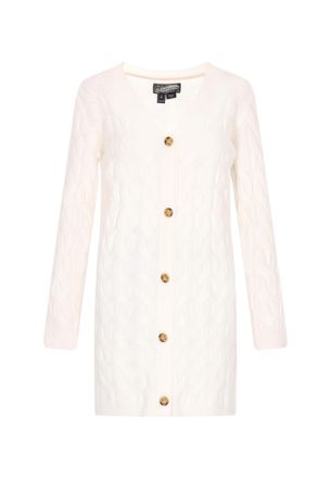 Dreimaster Dreimaster Cardigan Damen Wollweiss