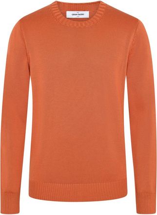 Gran Sasso Softer Rundhals-Pullover aus &auml;gyptischer Baumwolle in