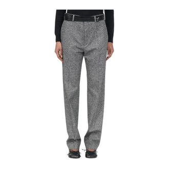 Maison Margiela Straight Leg Hose - - Trousers - Damen - Grau - M
