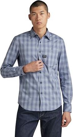G-Star G-Star Homme Chemise Bristum 2.0 Slim, Multicolore (vintage indigo liam check D23553-D531-G297), XS