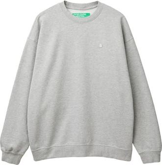 Benetton Sweat à Capuche pour Homme, Gris, XS
