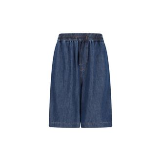 Darkpark Brad Jogger Fit Shorts Tencel Denim - - Shorts - Herren - Blau - L