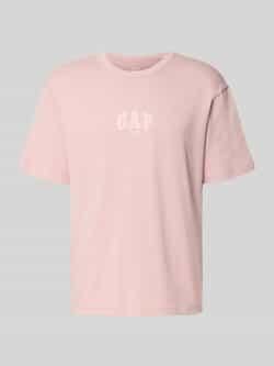 GAP T-Shirt mit Logo und Rundhalsausschnitt