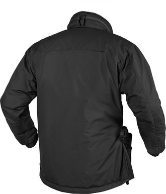 Helikon-Tex Taktische Feldjacke Husky - Outdoor, Einsatz - mit Kapuze, Taschen - Winddichte Outdoorjacke - Schwarz - Größe 2XL