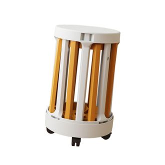 Generic 4-in-1-Plast-Nesting-Hocker, Nachttisch-Waschtischhocker, verstecktes Design, for Schlafzimmer, Wohnzimmer, Apartments, Nachttisch (35 x 35 x 60 cm)(C