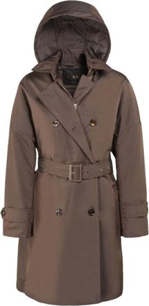 Moorer Femme, Manteaux, Brun, Taille: 36 FR Parka Domitilla