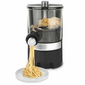 H.Koenig Nudelmaschine HOMY90, 600 g Teig, 375 ml Wasser, 6 automatische Programme ohne Gluten, 7 Nudelformen: Spaghetti, Penne, Lasagne, Fettucine, Tagliatell
