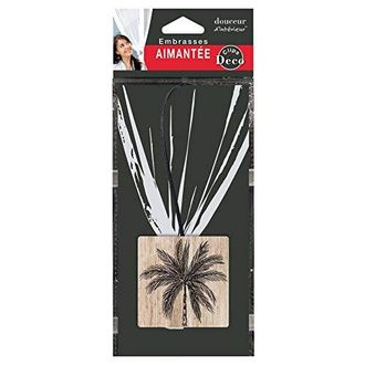 Douceur d'Intérieur Cycas Magnetverschluss, MDF, Schwarz, L 43 x 6 x 6 cm