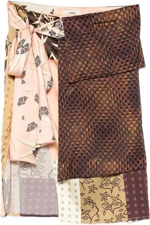 Siedres Siedr&eacute;s, Femme, Jupes, Brun, Taille: 34 FR Zoe Midi Skirt