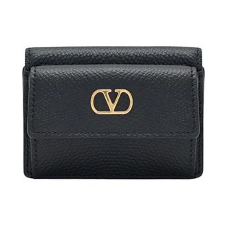 Valentino Garavani Femme, Accessoires, Noir, Taille: ONE Size Trifold Wallet