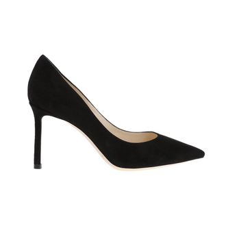 Jimmy Choo London Schwarze spitze Wildleder-Pumps - - Shoes - Damen - Schwarzk - 39 EU