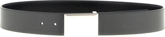 Givenchy Reversible Calf Leather Belt - Black