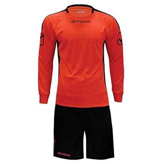 Givova Gardien Hyguana T-Shirt Unisex, Orange Fluo/Noir, M