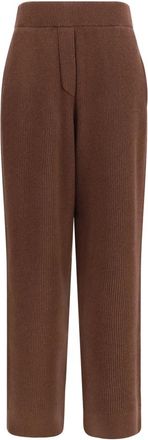 Brunello Cucinelli Kaschmir-Mischung Hose - - Trousers - Damen - Braun - S
