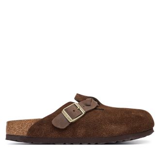 Birkenstock Pantoletten Birkenstock Boston Braided 1031716 Braun