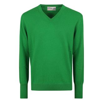 Ballantyne Herren, Strickwaren, Gr&uuml;n, MGr&ouml;&szlig;e