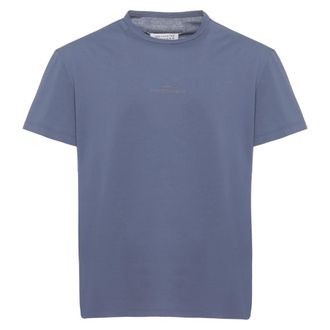 Maison Margiela Homme, Tops, Bleu, Taille: L T-shirt Logo Distorted
