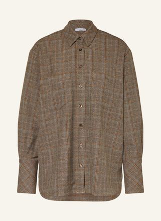 Mrs & Hugs Mrs & Hugs Hemdbluse braun