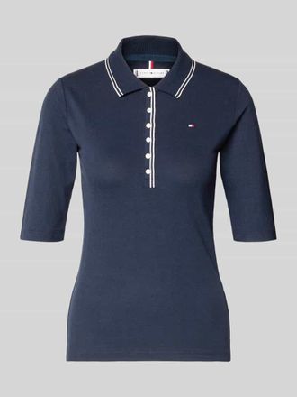 Tommy Hilfiger Slim Fit Poloshirt aus Lyocell-Mix
