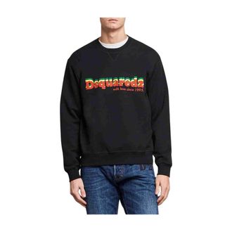 Dsquared2 L&auml;ssiges Sweatshirt mit Stil - - Sweatshirts & Hoodies - Herren - Schwarzk - M