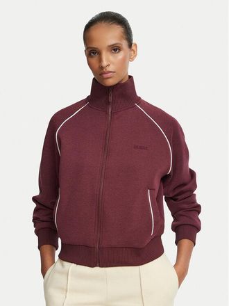 Guess Sweatshirt V6BQ04 K6263 Dunkelrot Regular Fit