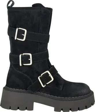 Vic Mati&eacute; H04 Bob Biker Boot - Femme - Chaussures - Noir - Taille: 36 EU