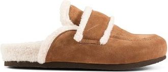 Saison 1865 Mules en cuir velours