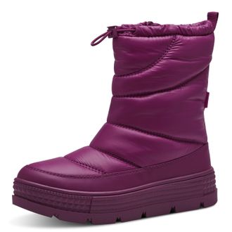 Tamaris Damen Boots Vegan Winter gefüttert; DARK PINK/pink; 40 EU