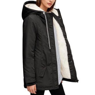 Generic Manteau Femme Hiver &Agrave; Capuche Cardigan Fausse Grossesse &Agrave; Tendance Randonn&eacute;e C&ocirc;tel&eacute; Sequin Color&eacute;e Am&eacute;ricaine Portage Fluorescente Bouteille C&ocirc;tel&eacute;e E