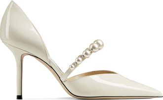 Jimmy Choo London Aurelie 65 Patent Leather Pumps Size 38