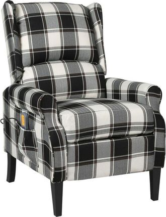 Les Tendances Les Tendances - Fauteuil inclinable de massage Multicolore Tissu vidaXL