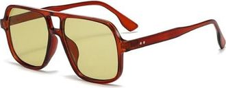 Generic Lunettes De Soleil Dextérieur À Grande Monture For Hommes Et Femmes(Brown)