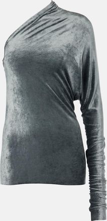 Rick Owens One-Shoulder-Top Diana aus Samt