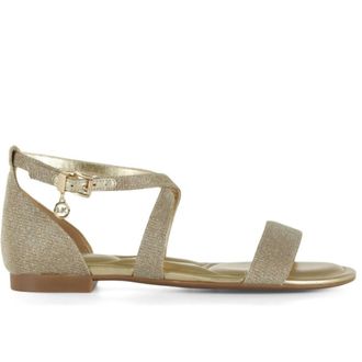 Michael Kors Femme, Chaussures, Jaune, Taille: 36 1/2 EU Alexa Flex Leather Sandal