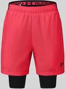 Under Armour Relaxed Fit Sportshorts im Double-Layer-Look