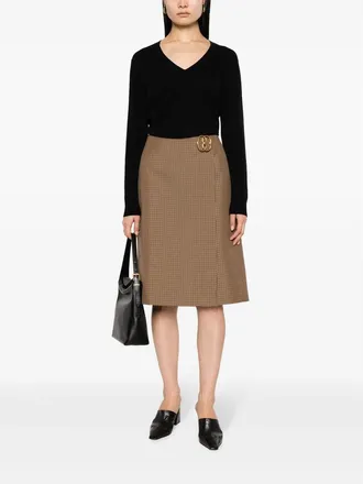 Vince Cashmere V-Neck Sweater - Black