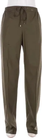 Fay Femme, Pantalons, Vert, Taille: 38 FR Cotton Pantalons