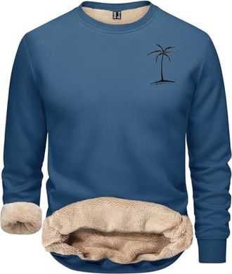 Generic Sweat à capuche en peluche confortable pour homme - Sweat à manches longues pour homme - Imprimé 2D - Sweat-shirt dextérieur pour la vie quotidienne -