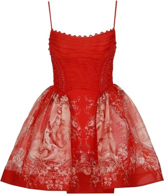 Zimmermann Femme, Robes, Rouge, Taille: 40 FR Rebellion Beaded Mini Dress