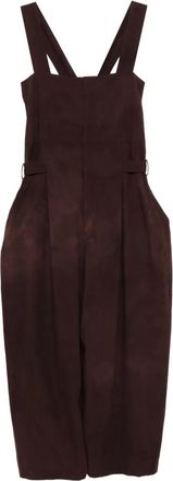 Yohji Yamamoto combinaison à effet délavé - Rouge