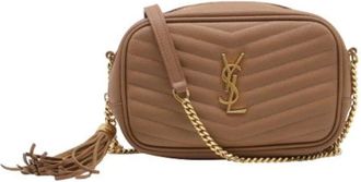 Saint Laurent Pre-owned Cuir sacs-ports-paule - Femme - Pre-owned - Beige - Taille: ONE Size