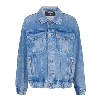 Balmain Jeansjacke - - Jackets - Herren - Blau - L