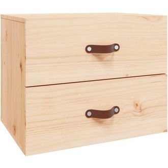 vidaXL Table de chevet murale 50x36x40 cm vidaXL