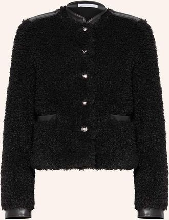 Patrizia Pepe Patrizia Pepe Teddyfell-Jacke schwarz