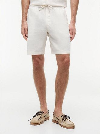 Tommy Hilfiger Short chino Dover en lin m&eacute;lang&eacute; couture int&eacute;rieure 20 cm