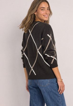 Street One Strickpullover aus softem Materialmix